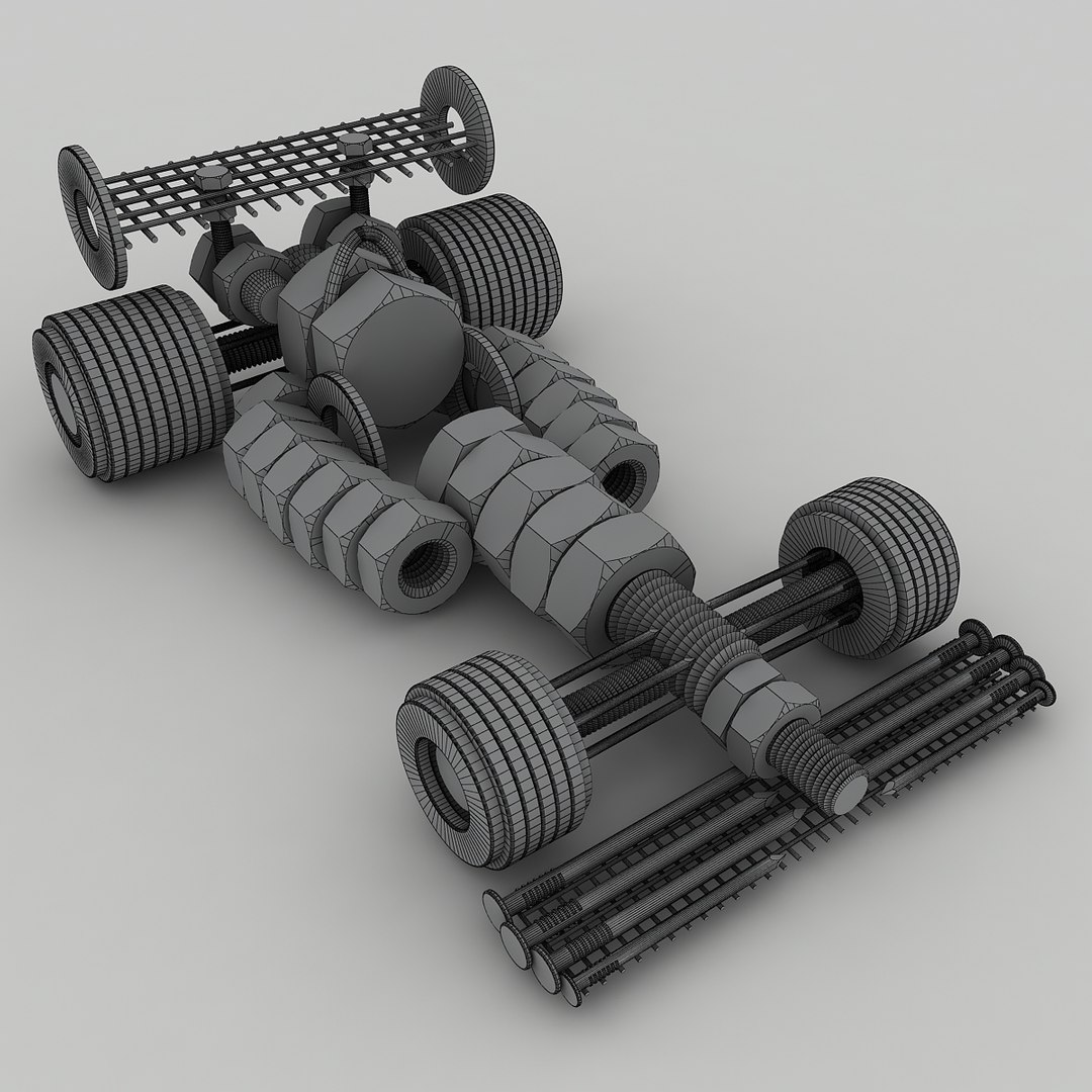 3d Model Bolts Nuts Formula