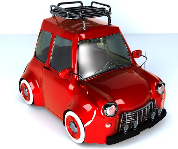 classic fiat car obj