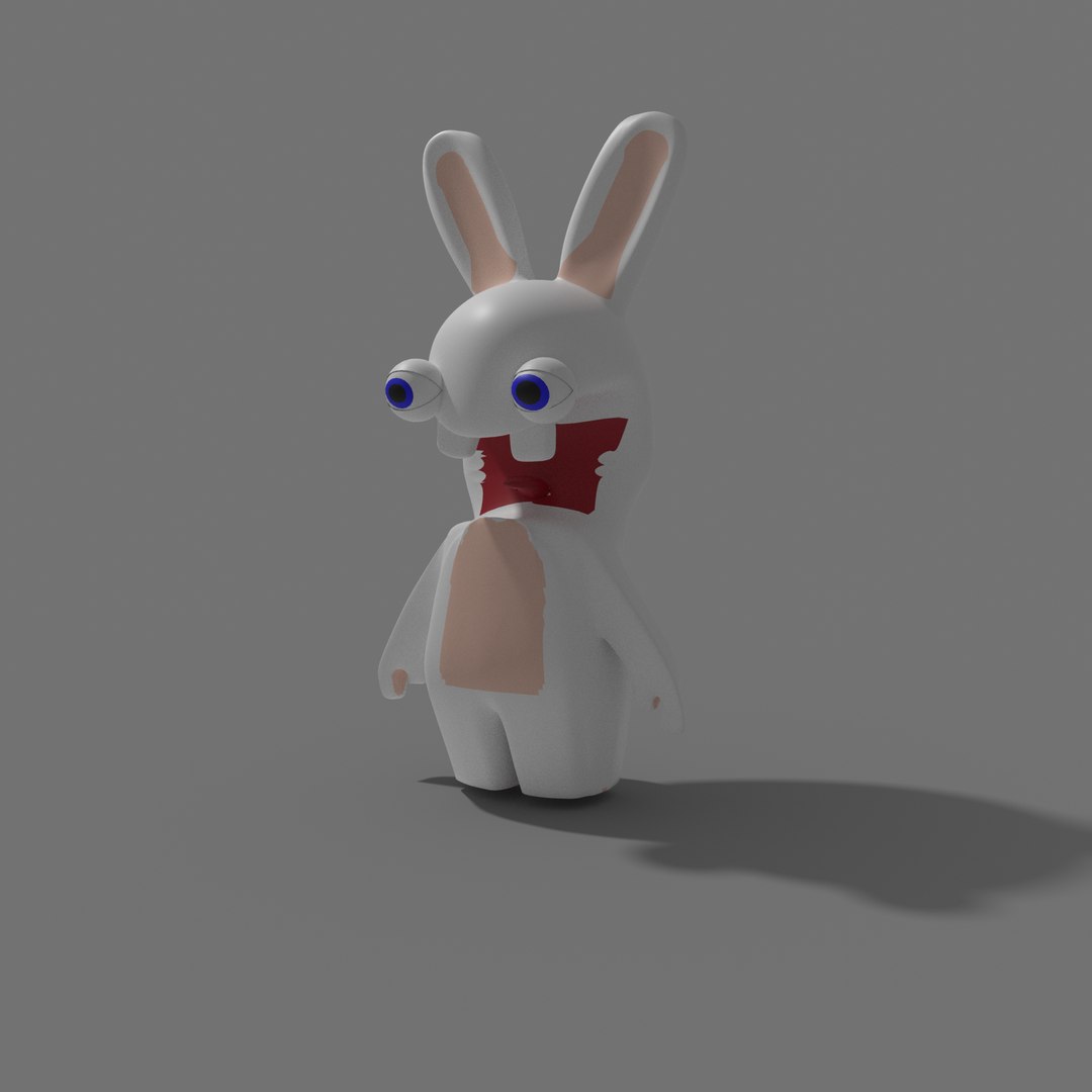 3D Rabid Rabbit Cartoon Model - TurboSquid 2113447