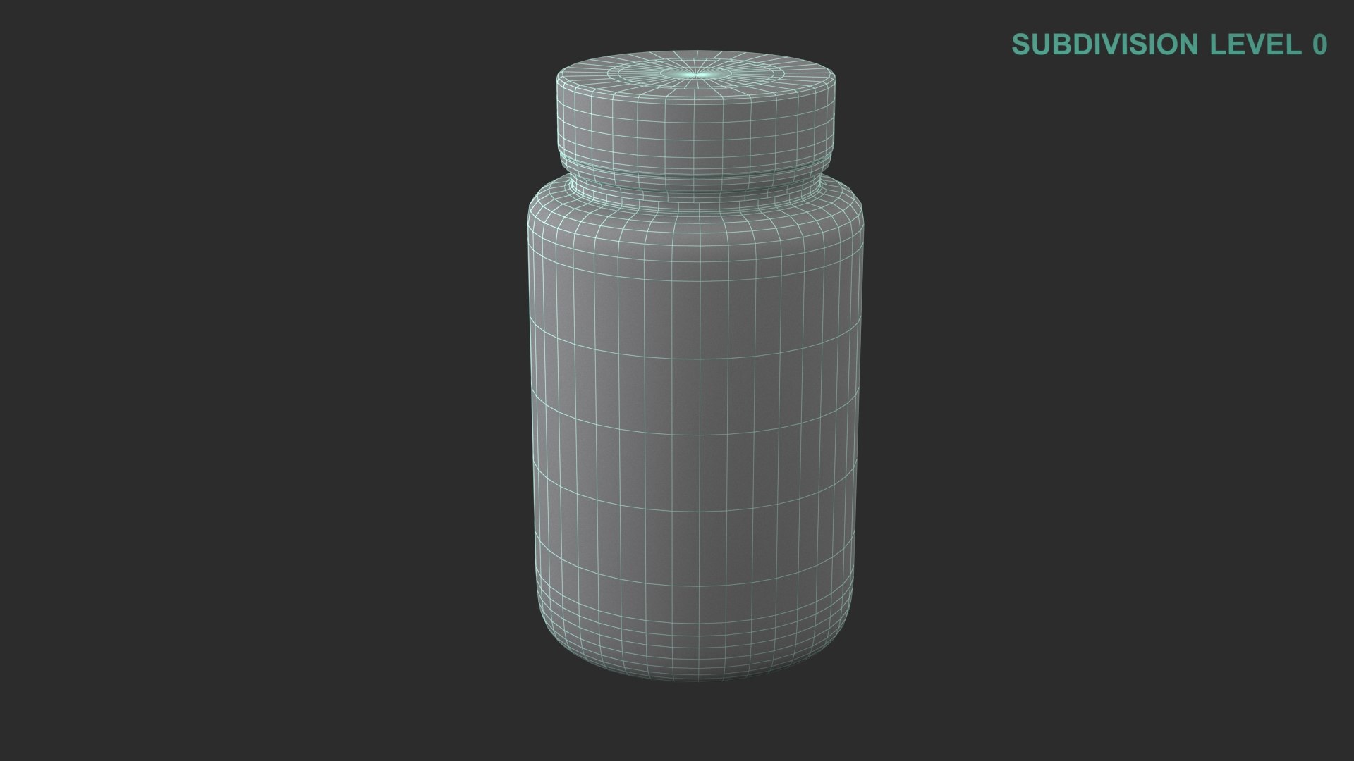3D Glass Jar with Pills model - TurboSquid 2152160