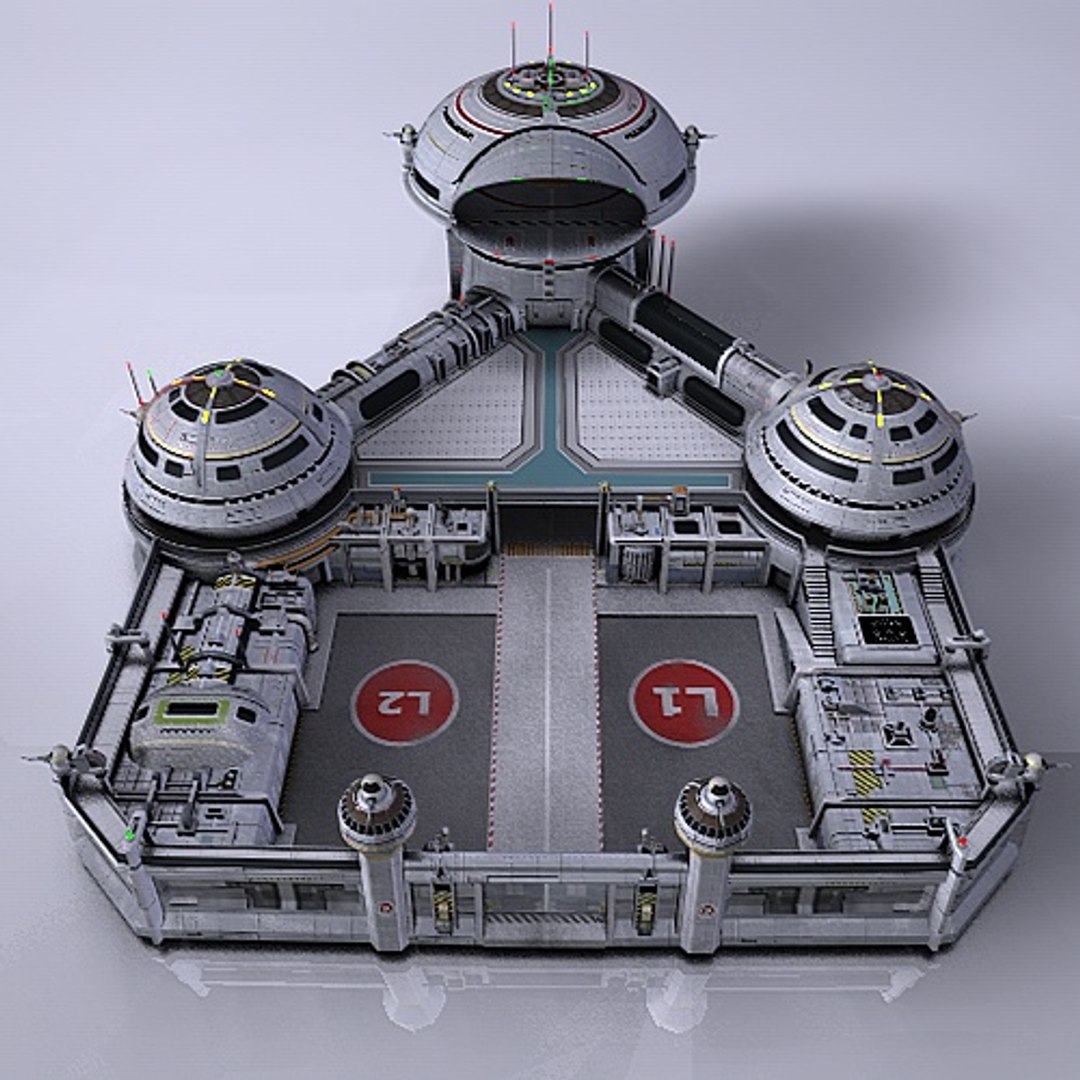 3d Model Station Base