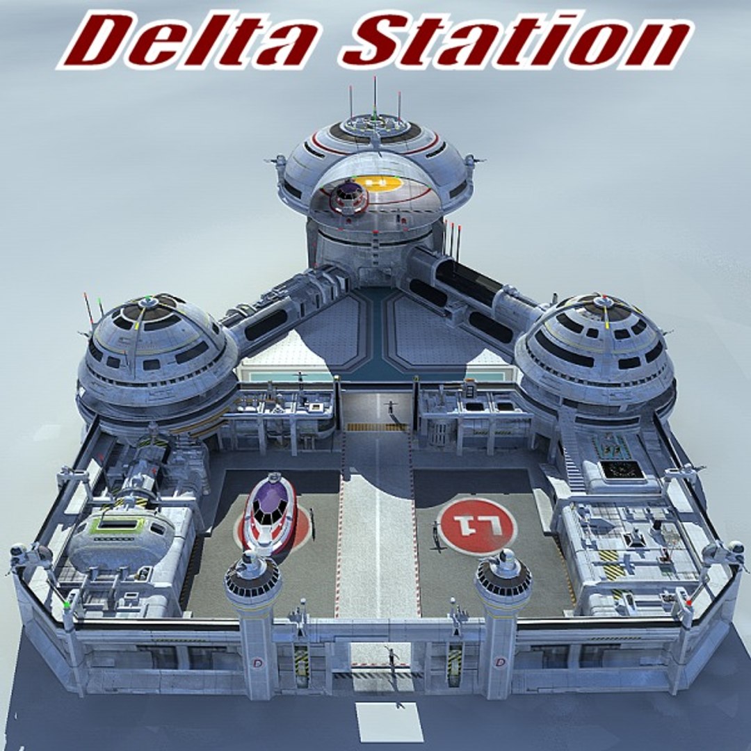3d Model Station Base