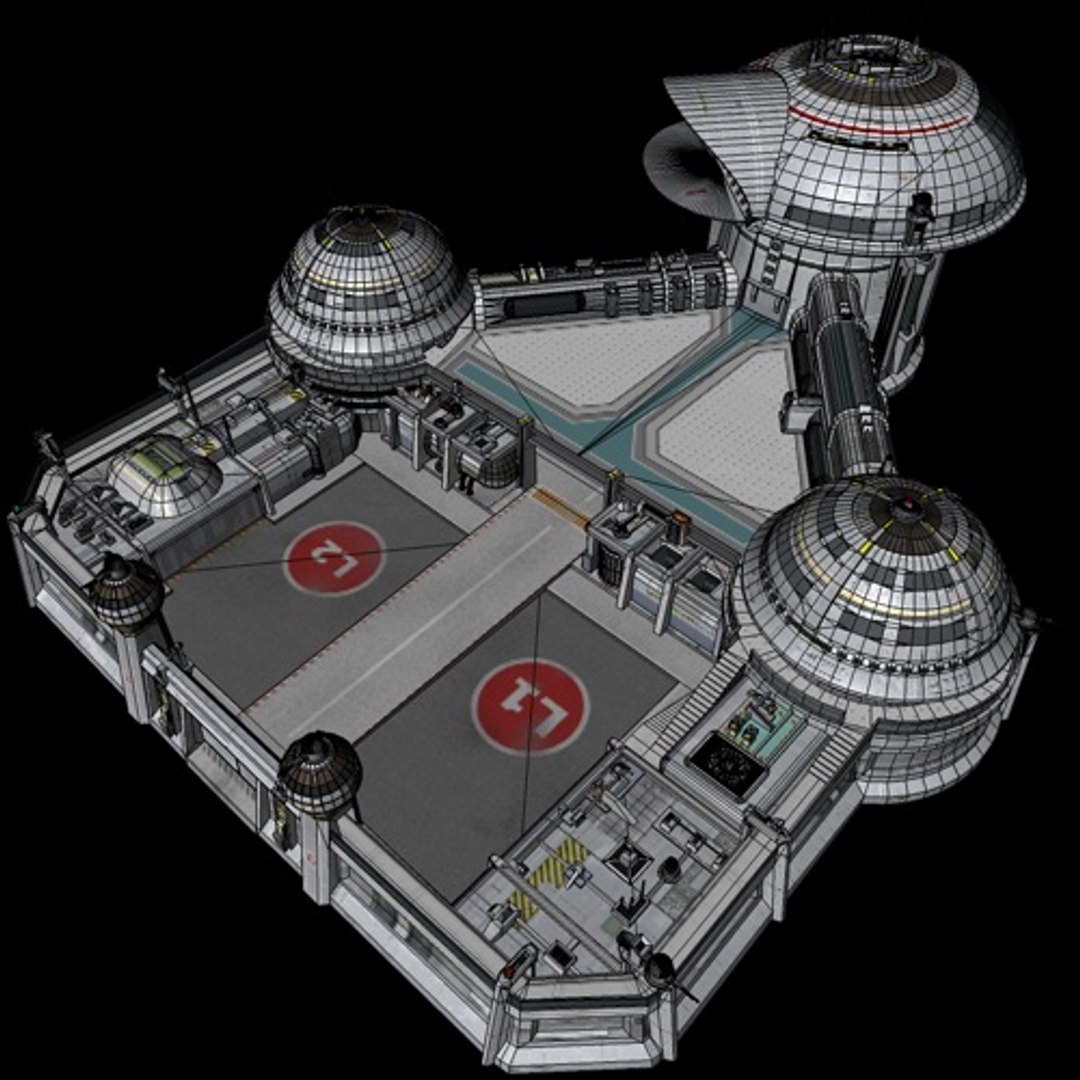 3d Model Station Base