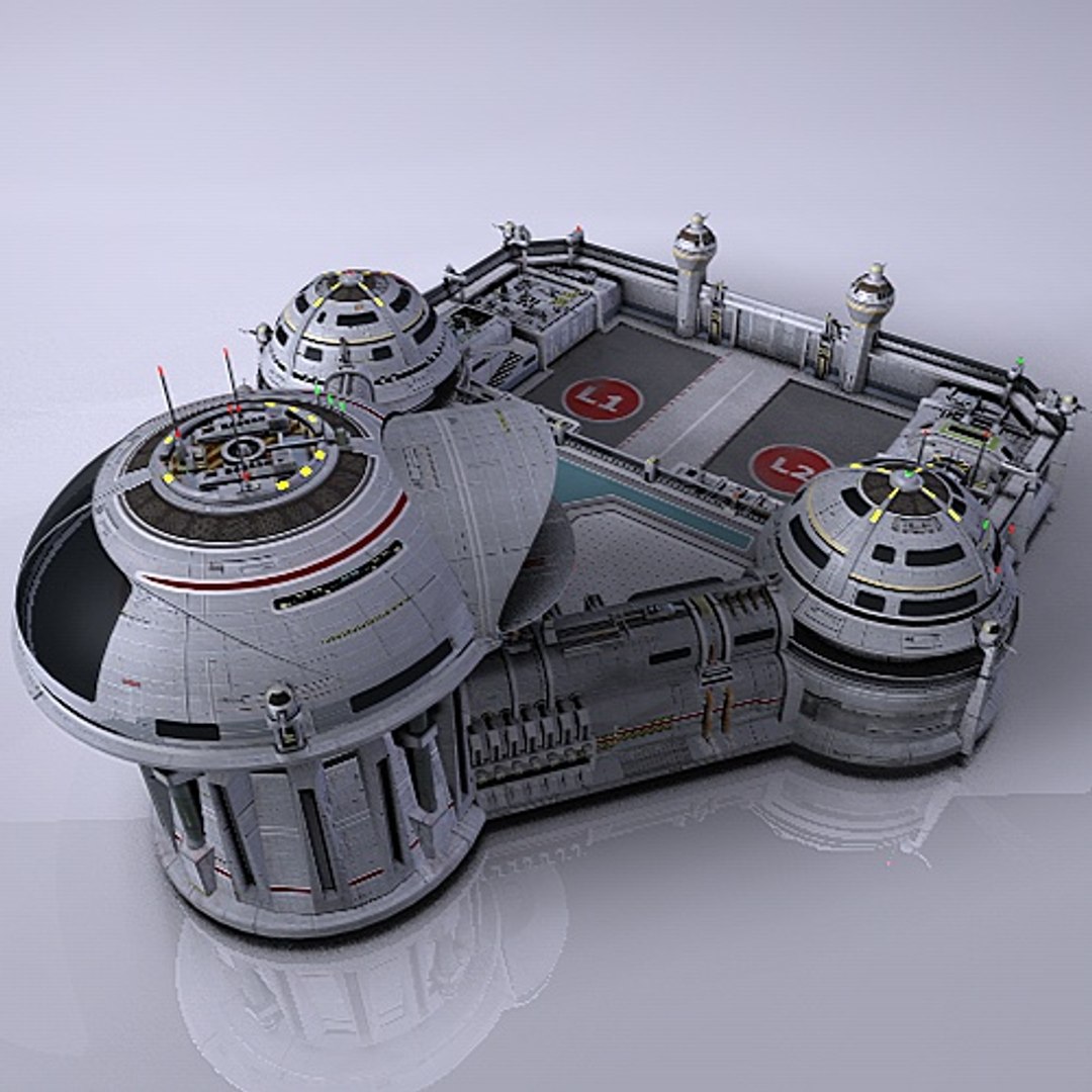 3d Model Station Base