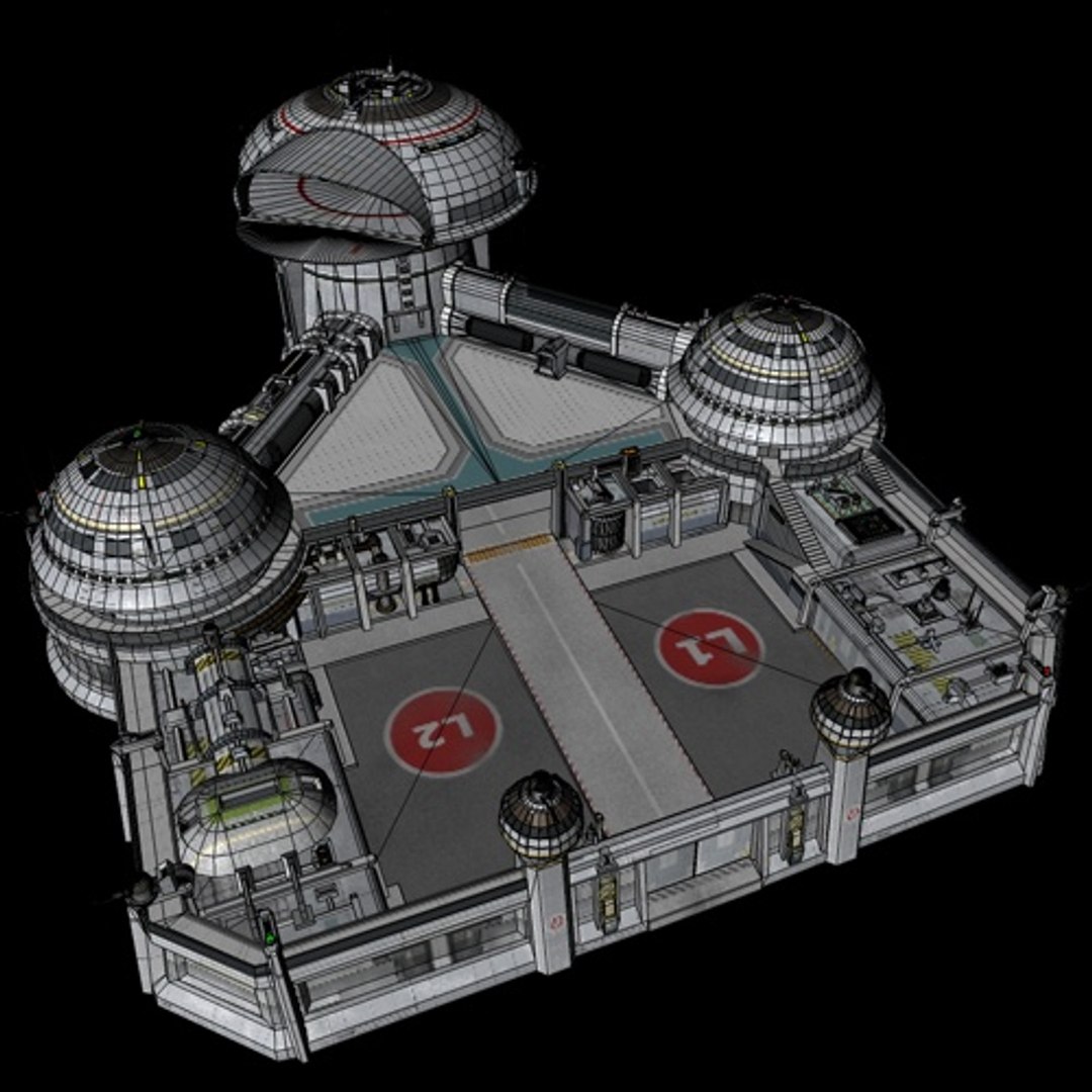 3d Model Station Base