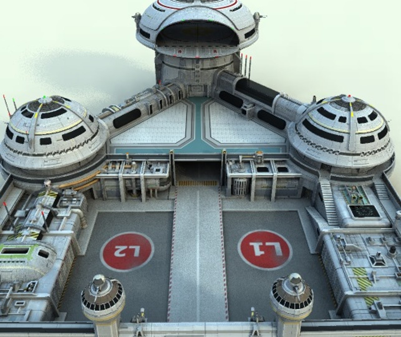 3d Model Station Base