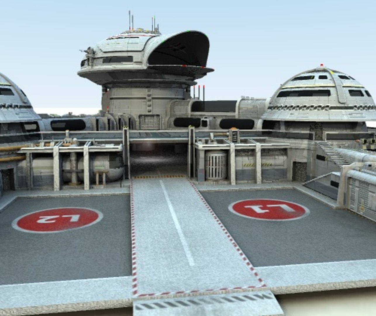 3d Model Station Base