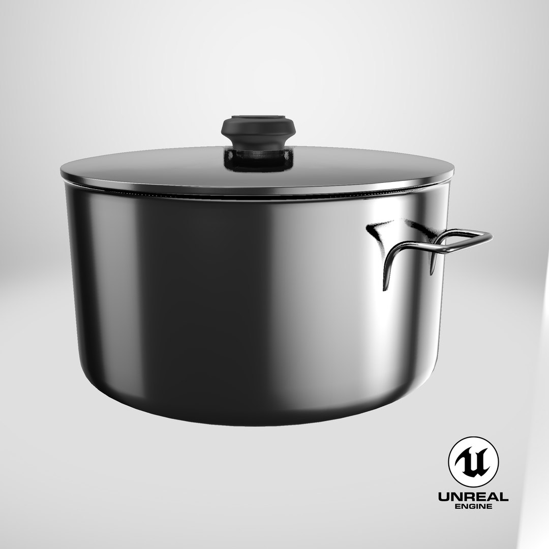 3D Model Pot Kitchen - TurboSquid 1631854
