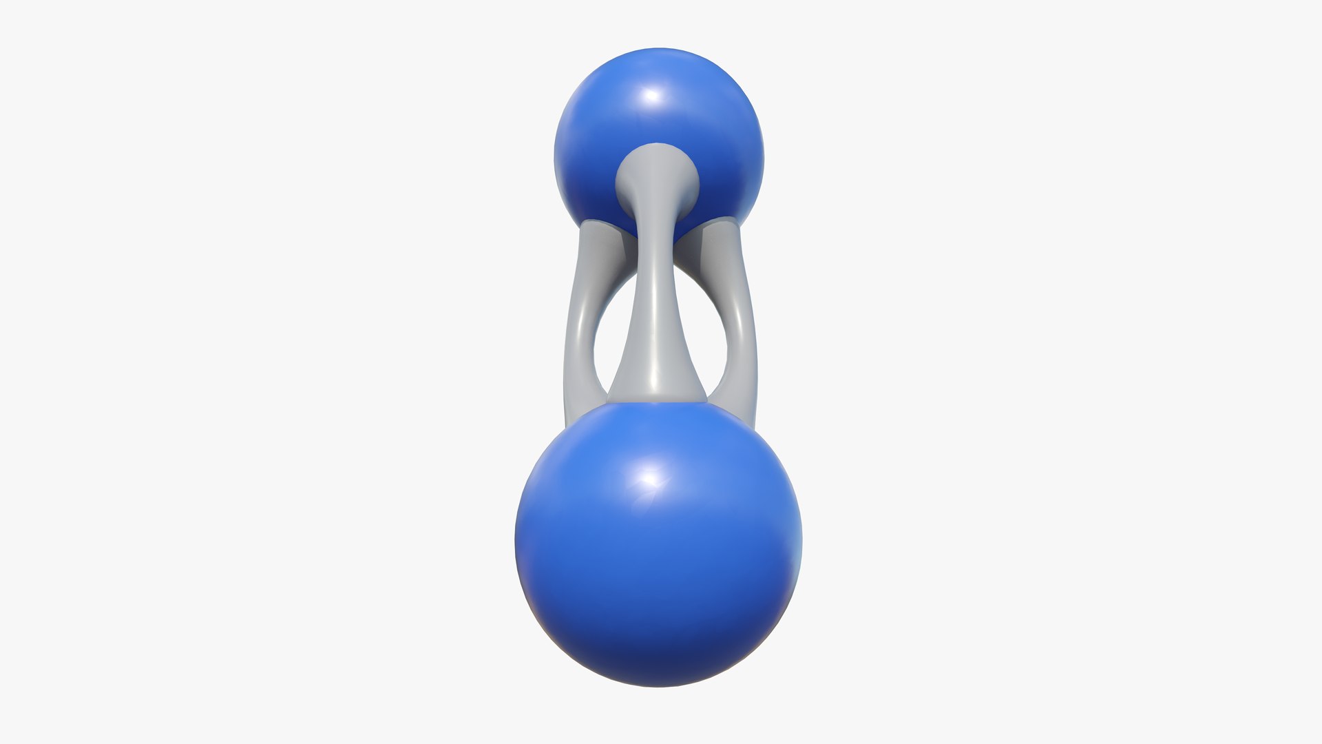 3D Model Nitrogen Molecule With PBR 4K 8K - TurboSquid 1944885