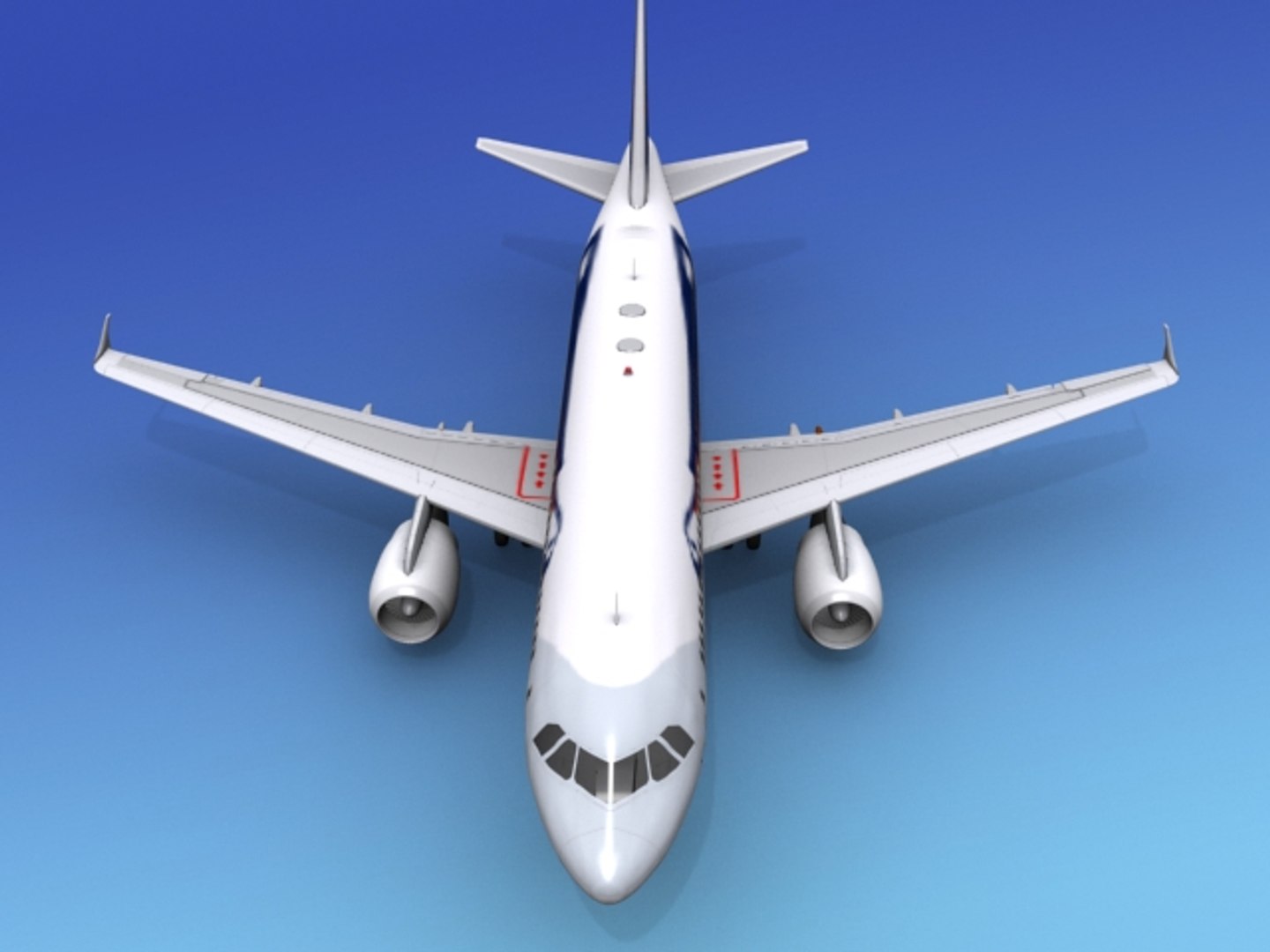 3d airline airbus model