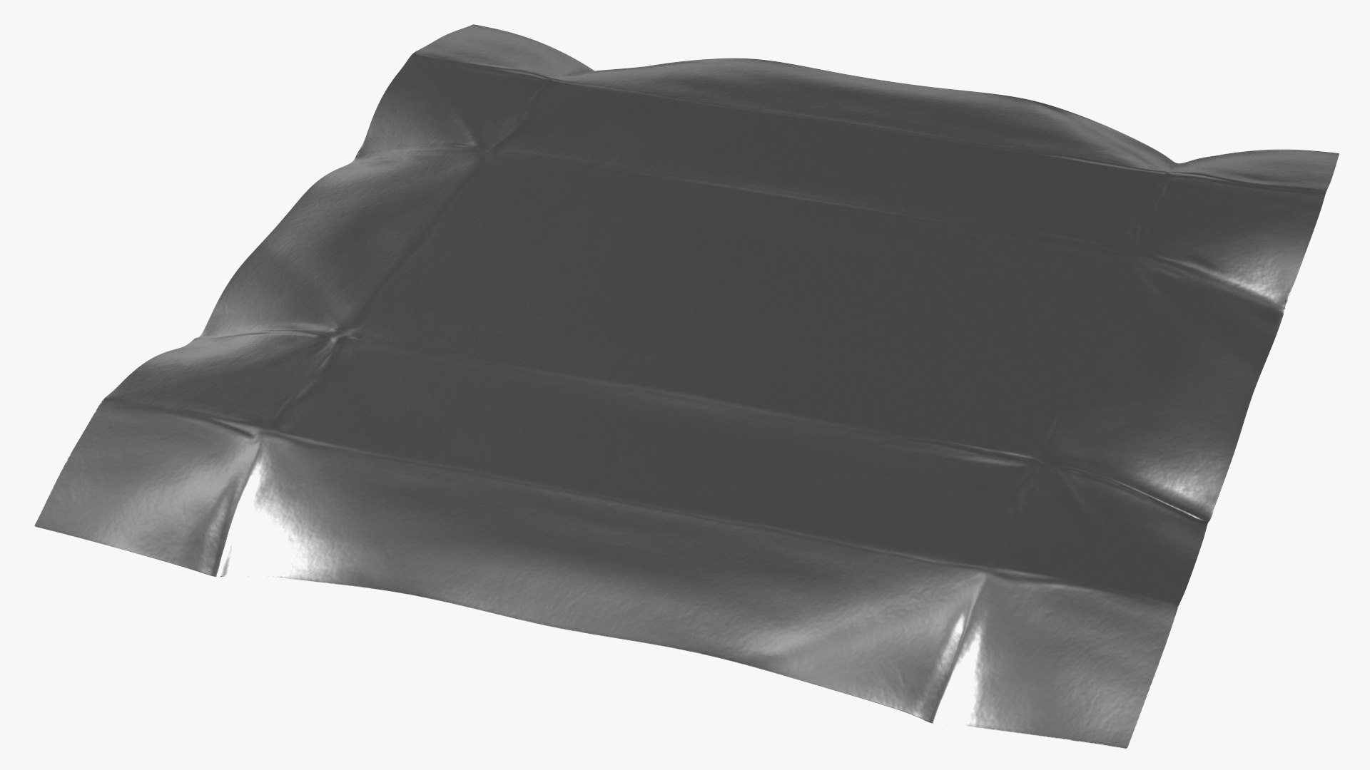 Whole Block Of Butter In Open Foil Packaging 3D Model - TurboSquid 1732432