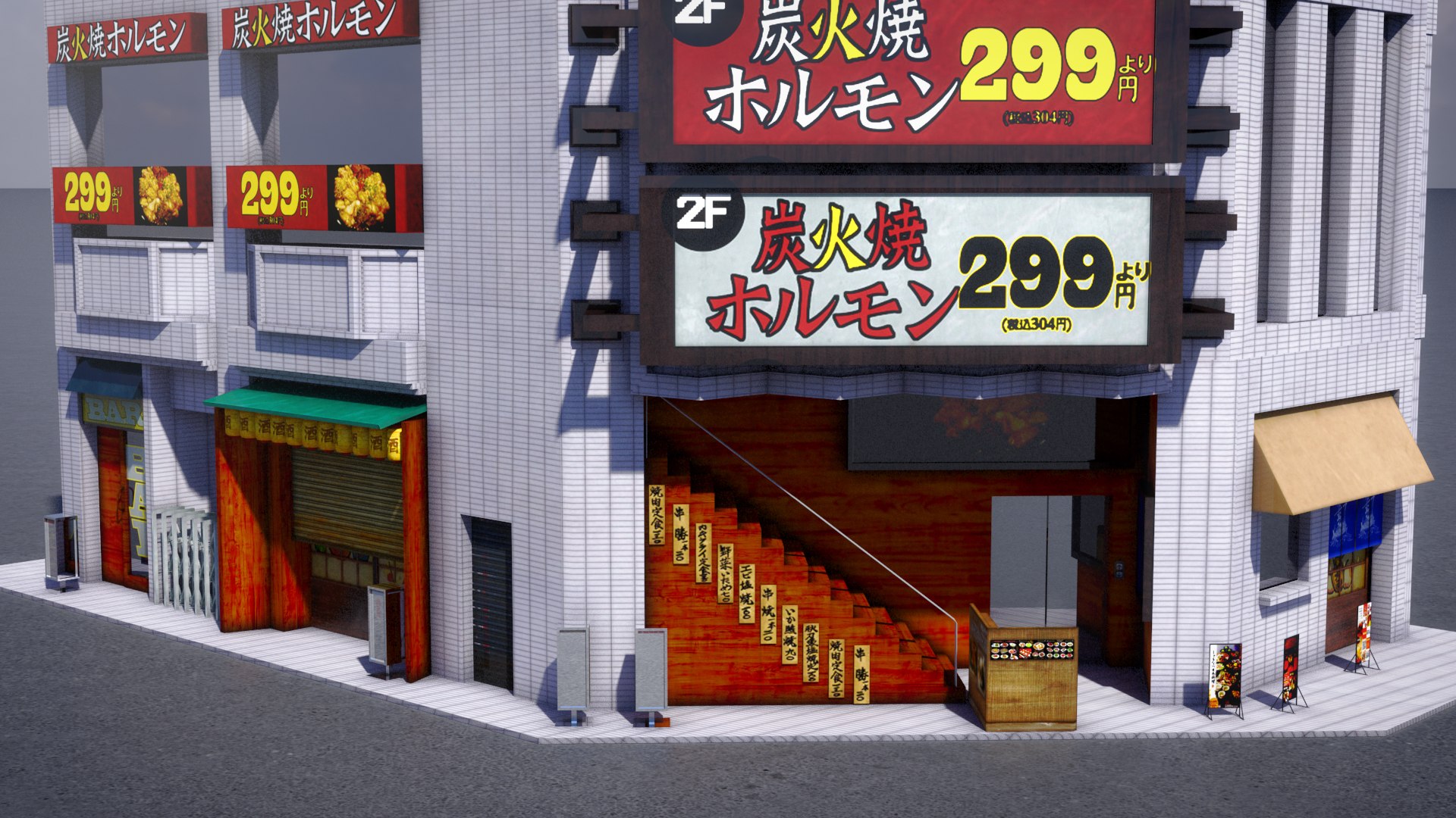 Japanese Building 0010 Model - TurboSquid 2357029