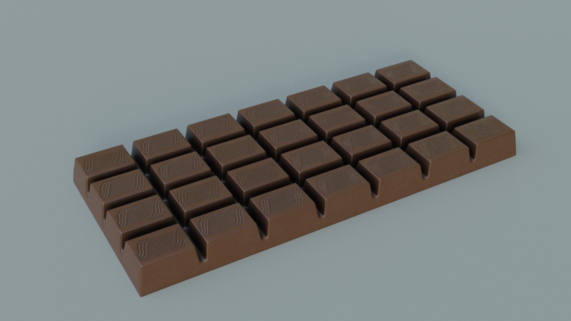 Chocolate Bar 3D Model - TurboSquid 1950083