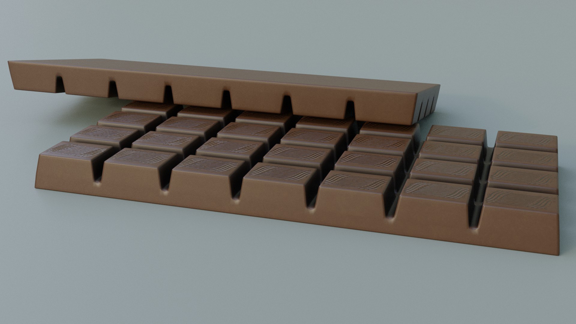 Chocolate Bar 3D Model - TurboSquid 1950083
