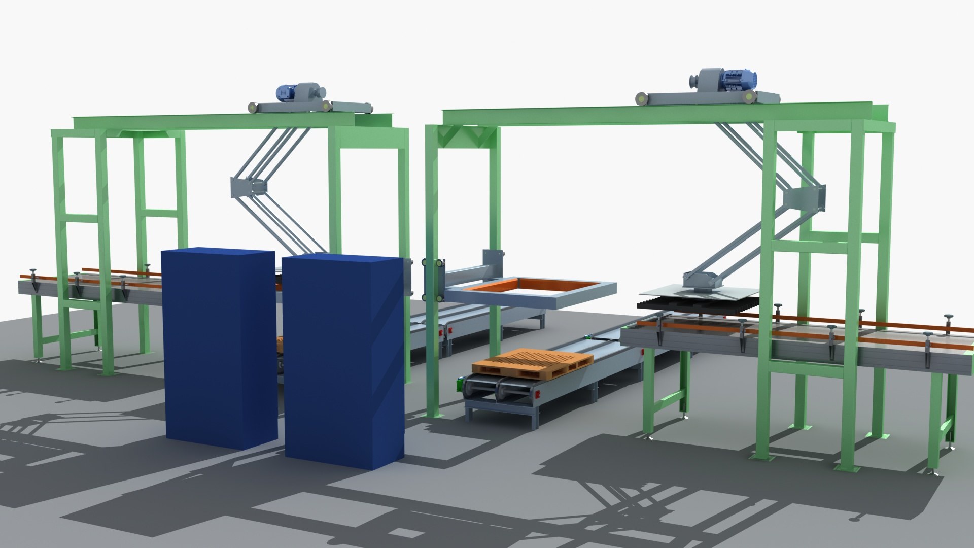 Industrial Equipment 35 - Pallet Stacker Assembly Line 3D - TurboSquid ...