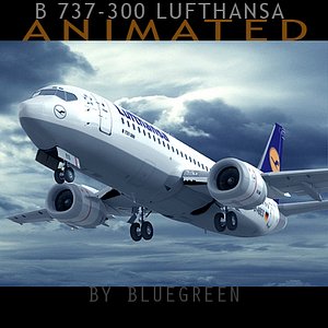 Animated Boeing 737-300 3D Models for Download | TurboSquid