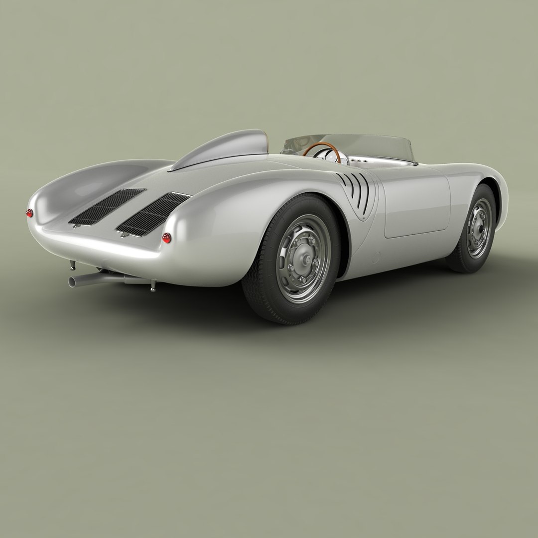 3D 1957 Porsche 550 Spyder - TurboSquid 1462442