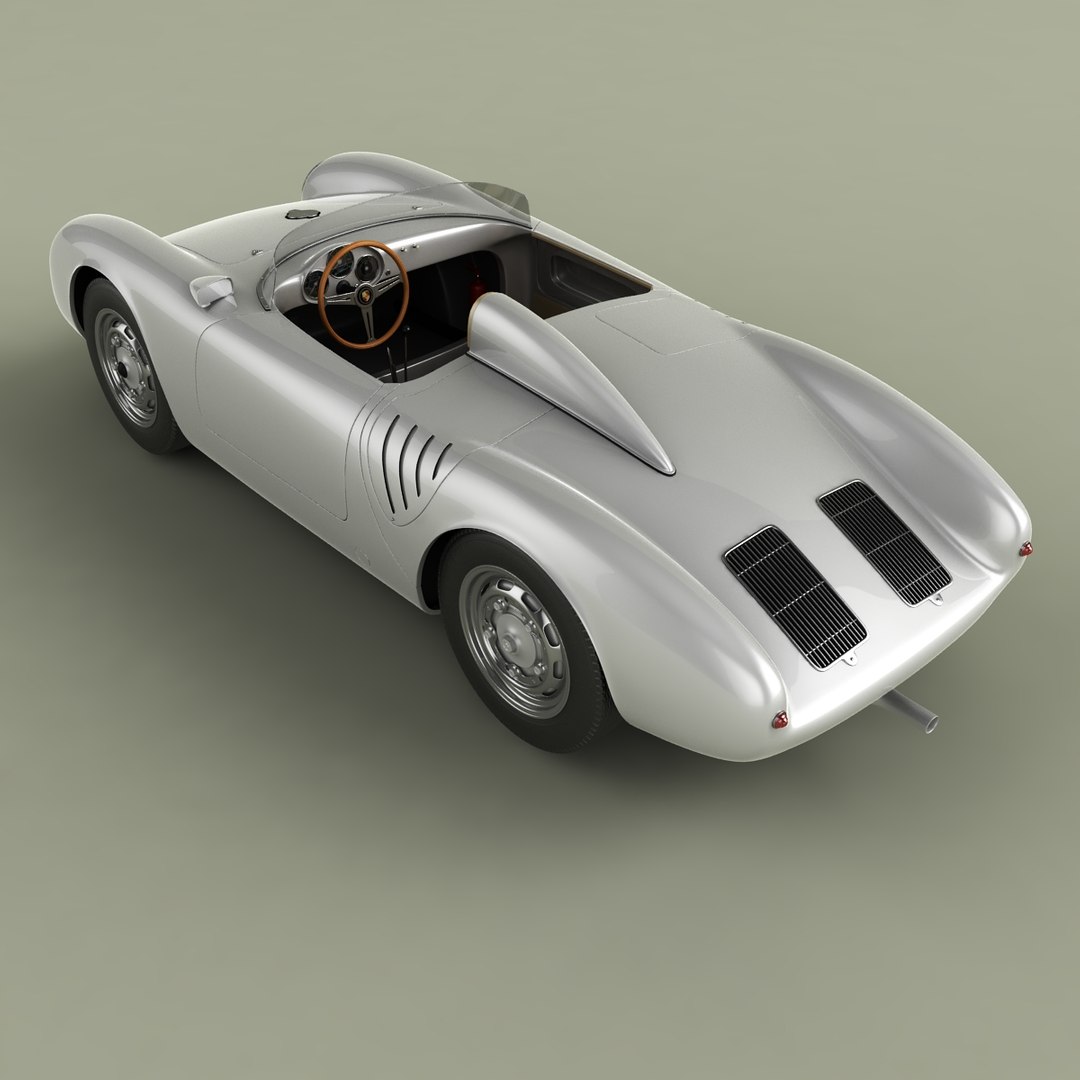 3D 1957 Porsche 550 Spyder - TurboSquid 1462442