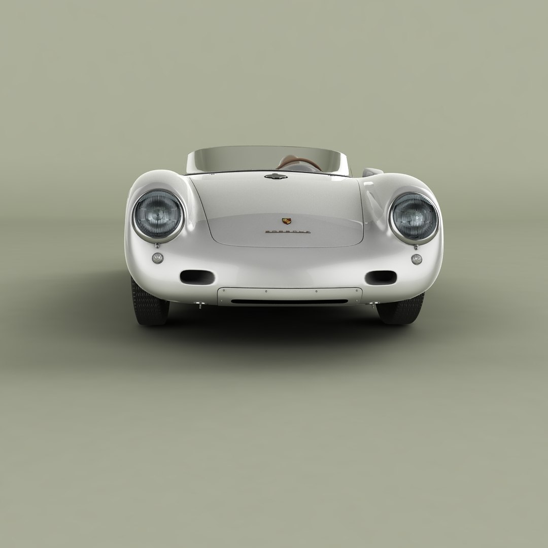 3D 1957 Porsche 550 Spyder - TurboSquid 1462442