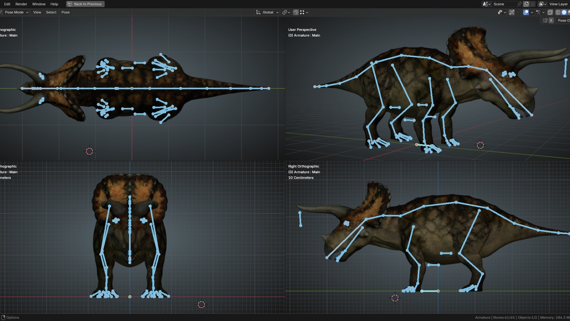 7 Accurate Dinosaurs Rig Assets Pack Model - TurboSquid 2445017