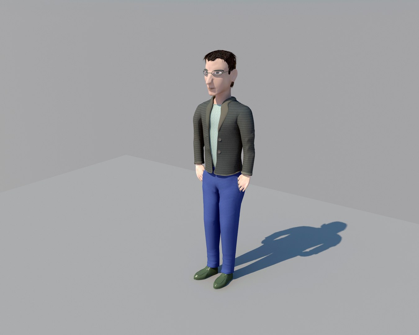 3D man glasses - TurboSquid 1257476