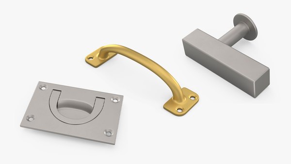 modelo 3d Colección de manijas para gabinetes de cocina - TurboSquid ...
