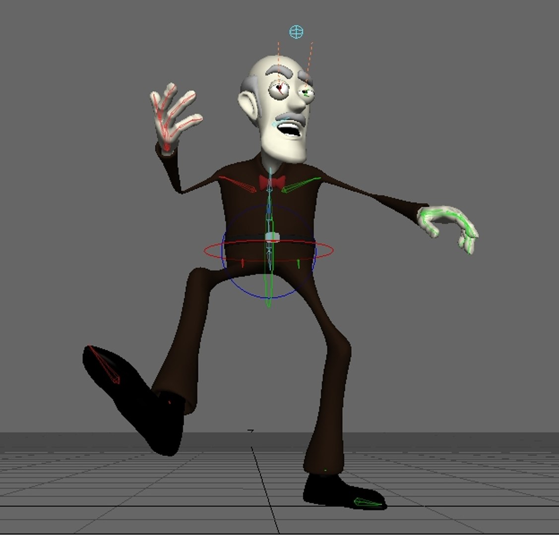 Free Lwo Mode Old Man Character Rigg