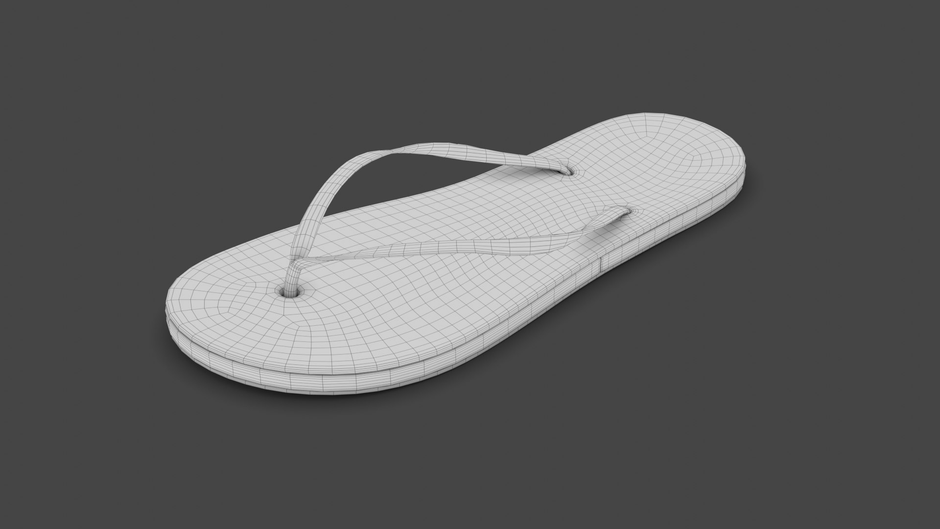 Branded realistic flip flop 3D model - TurboSquid 1494877