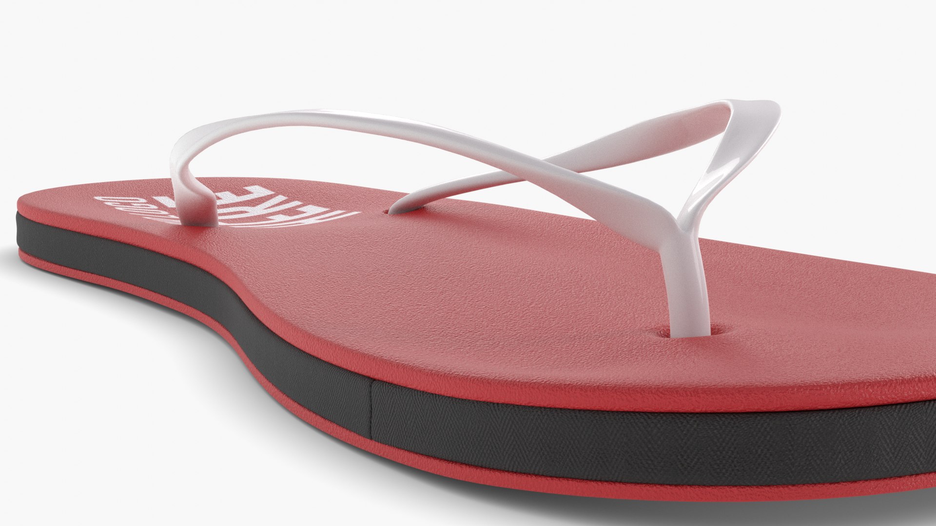 Branded realistic flip flop 3D model - TurboSquid 1494877