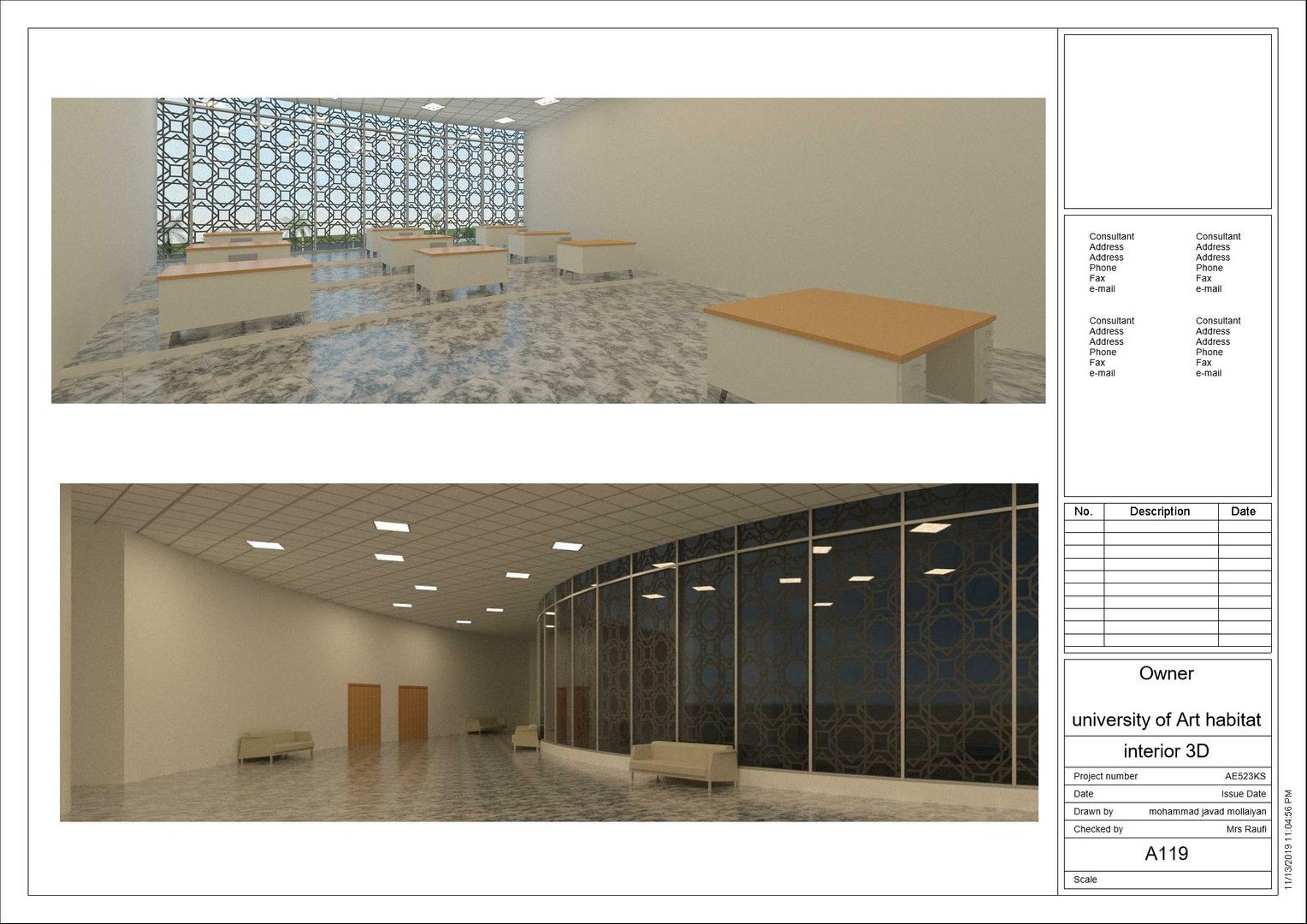 3D Revit University Model - TurboSquid 1471253