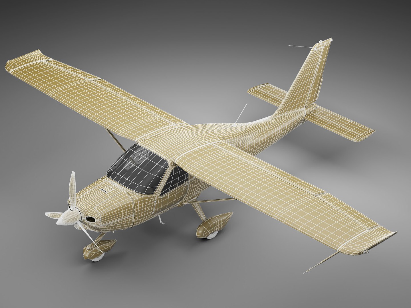 3d tecnam p2010 2010 model