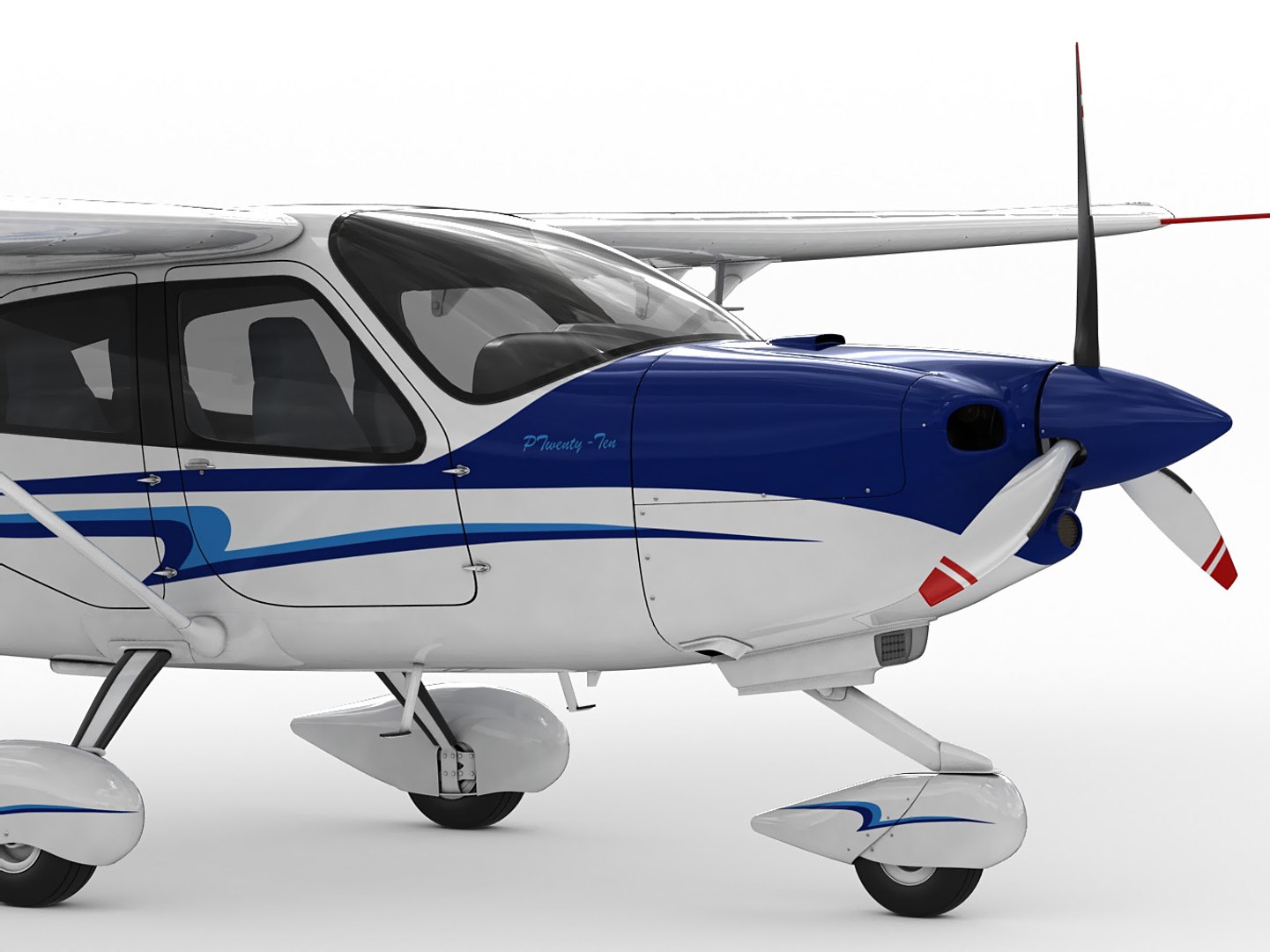 3d tecnam p2010 2010 model