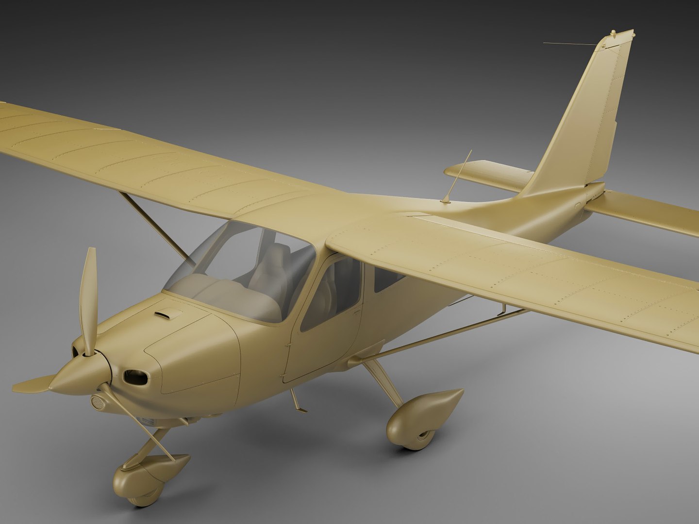 3d tecnam p2010 2010 model