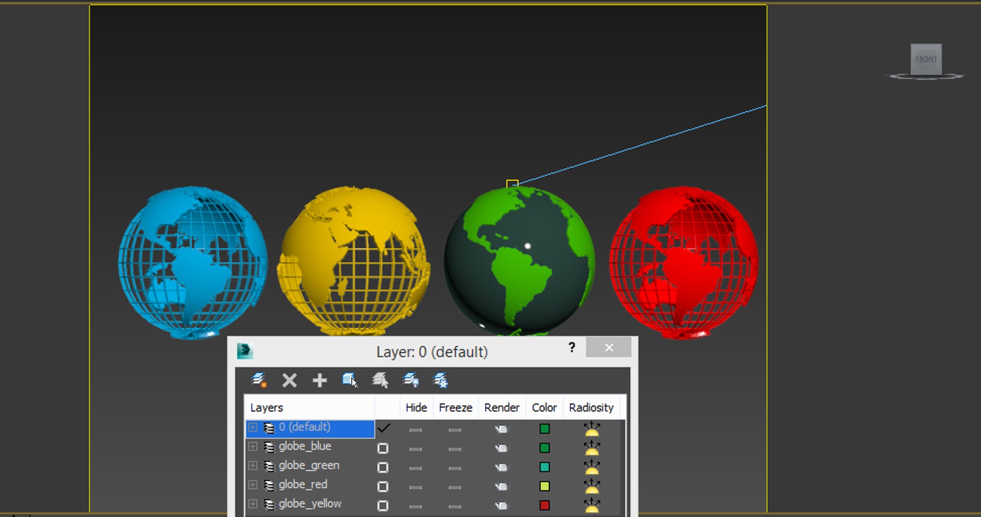 3d model globe