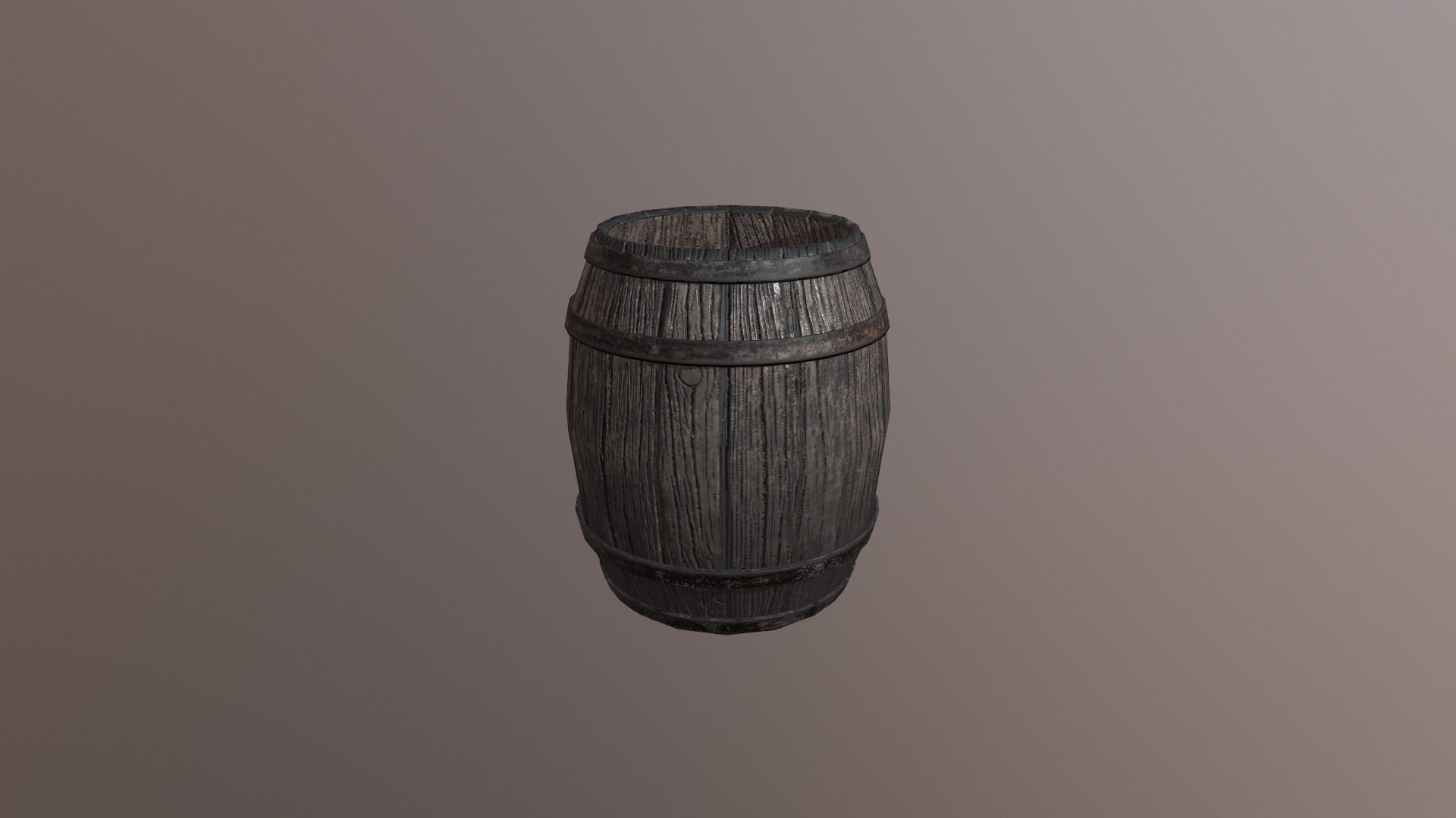 3D Wooden barrel model - TurboSquid 2046702