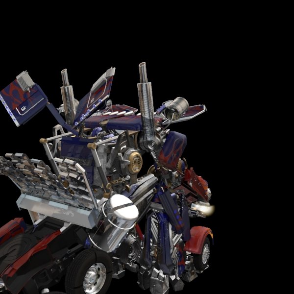 3dsmax transformer animation realistic