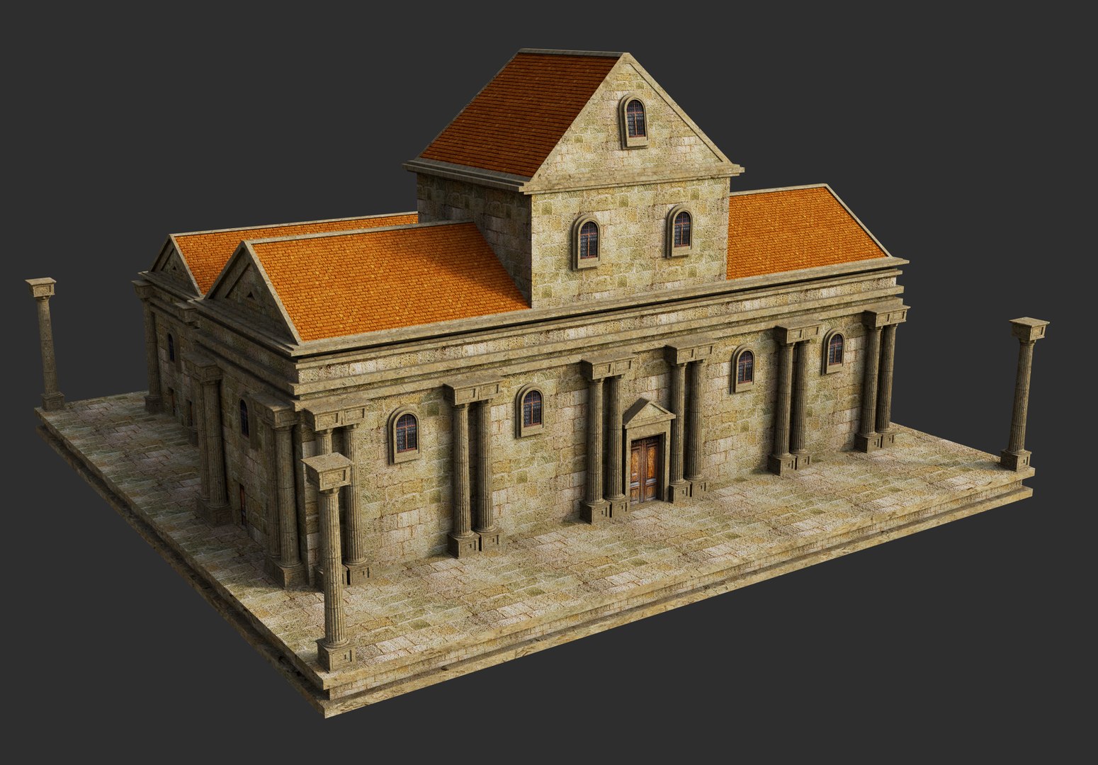 Free Ancient House Building 3D Model - TurboSquid 2326511