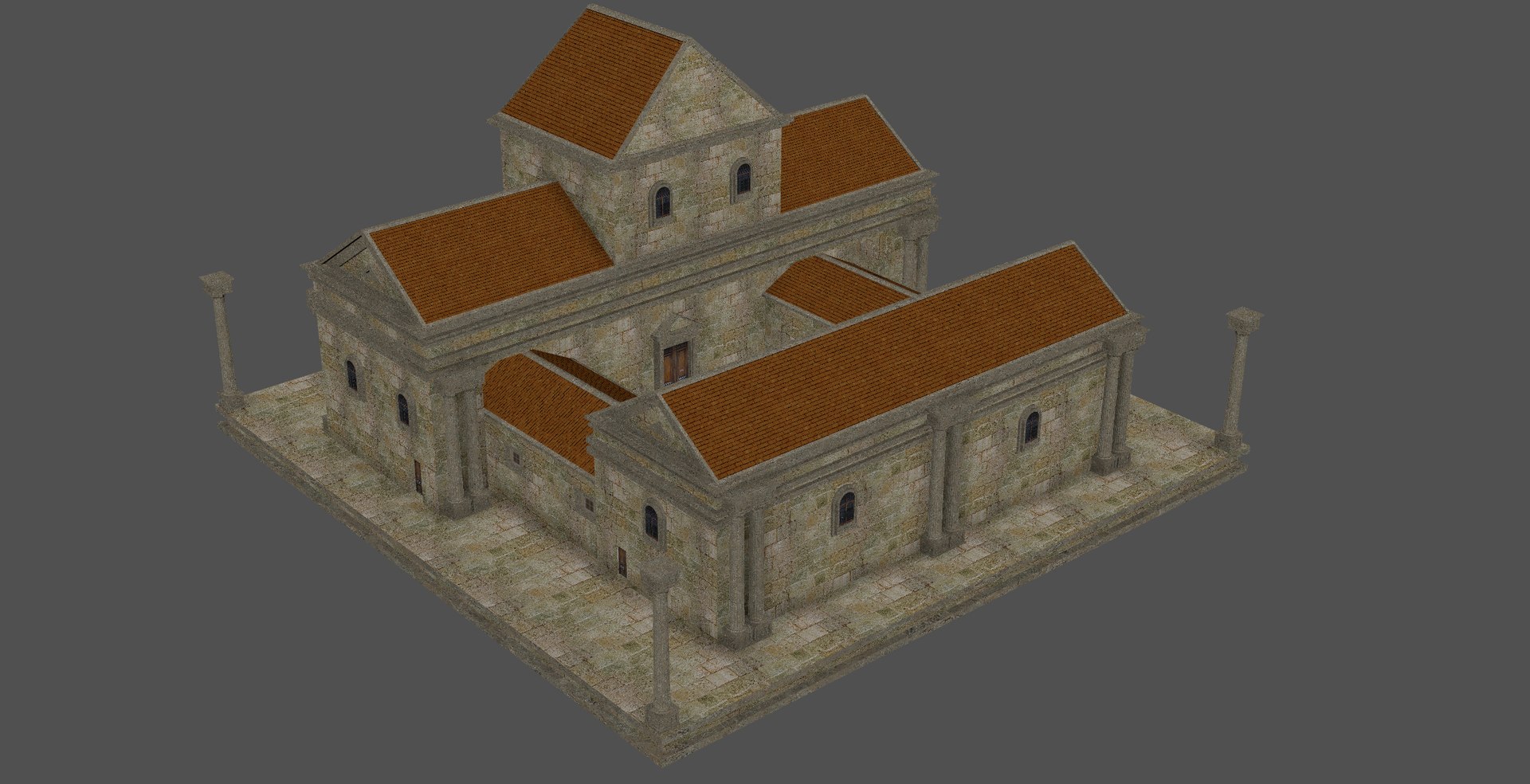 Free Ancient House Building 3D Model - TurboSquid 2326511