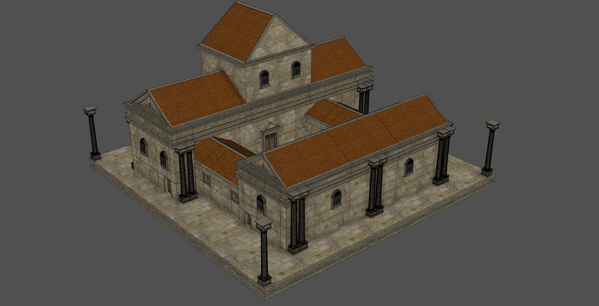 Free Ancient House Building 3D Model - TurboSquid 2326511