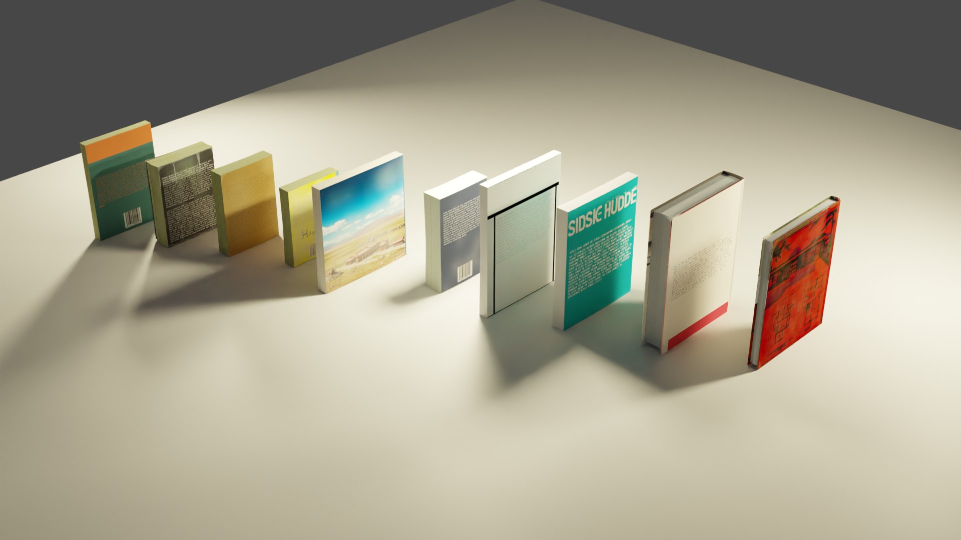 Assortment Of 10 Books 3D Model - TurboSquid 2155328