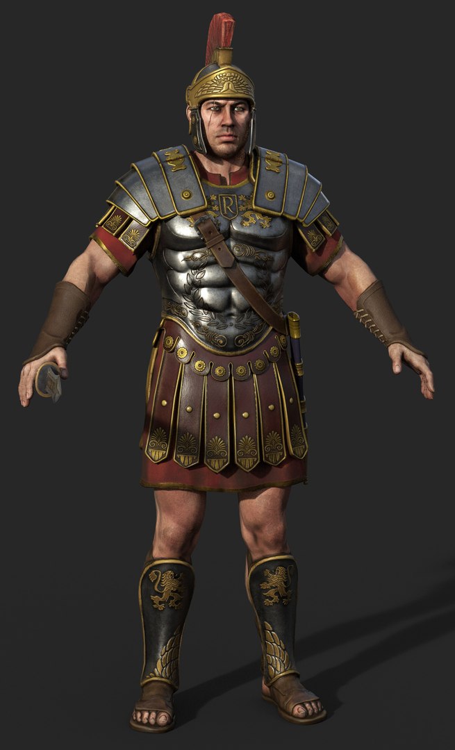 3D Roman Soldier Model - TurboSquid 1816494