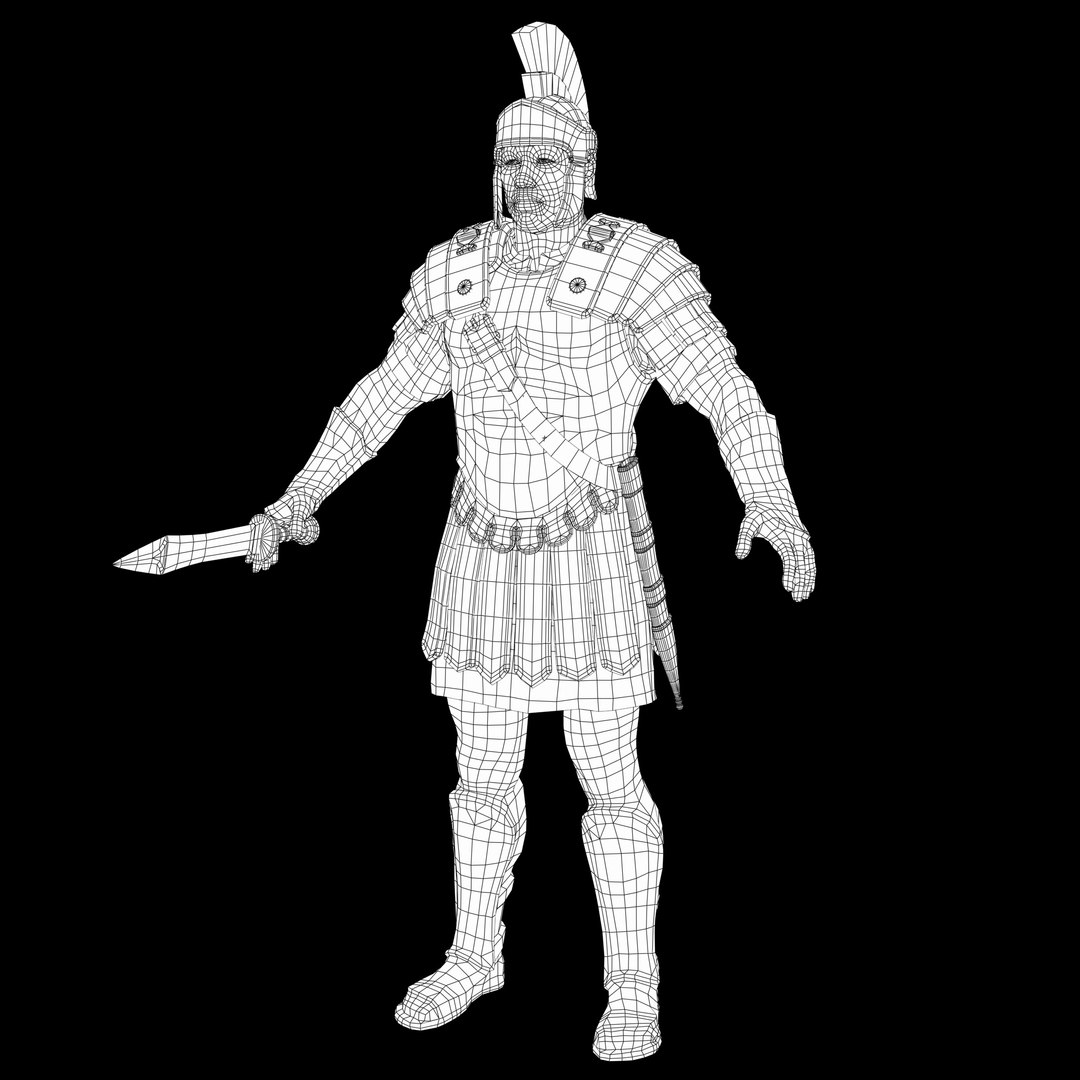 3D Roman Soldier Model - TurboSquid 1816494