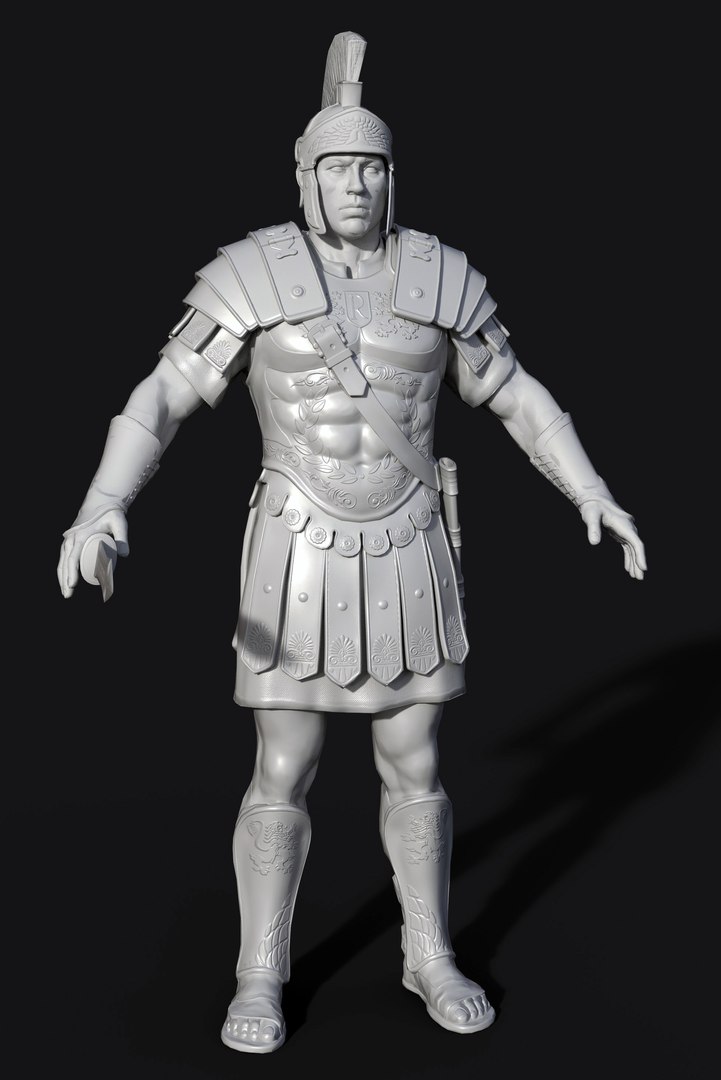 3D Roman Soldier Model - TurboSquid 1816494
