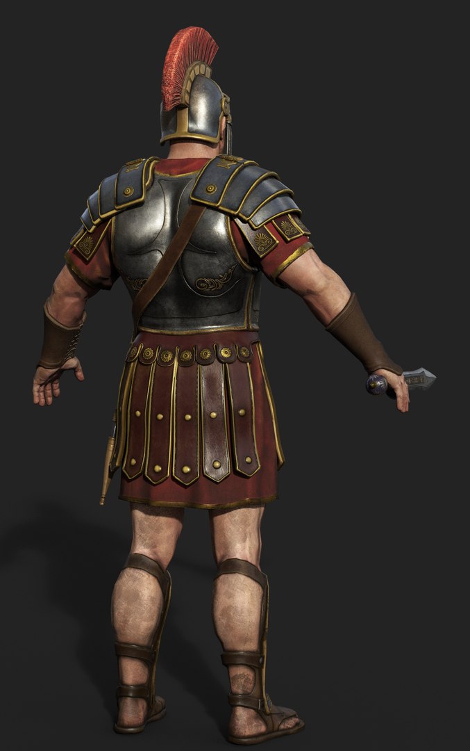 3D Roman Soldier Model - TurboSquid 1816494