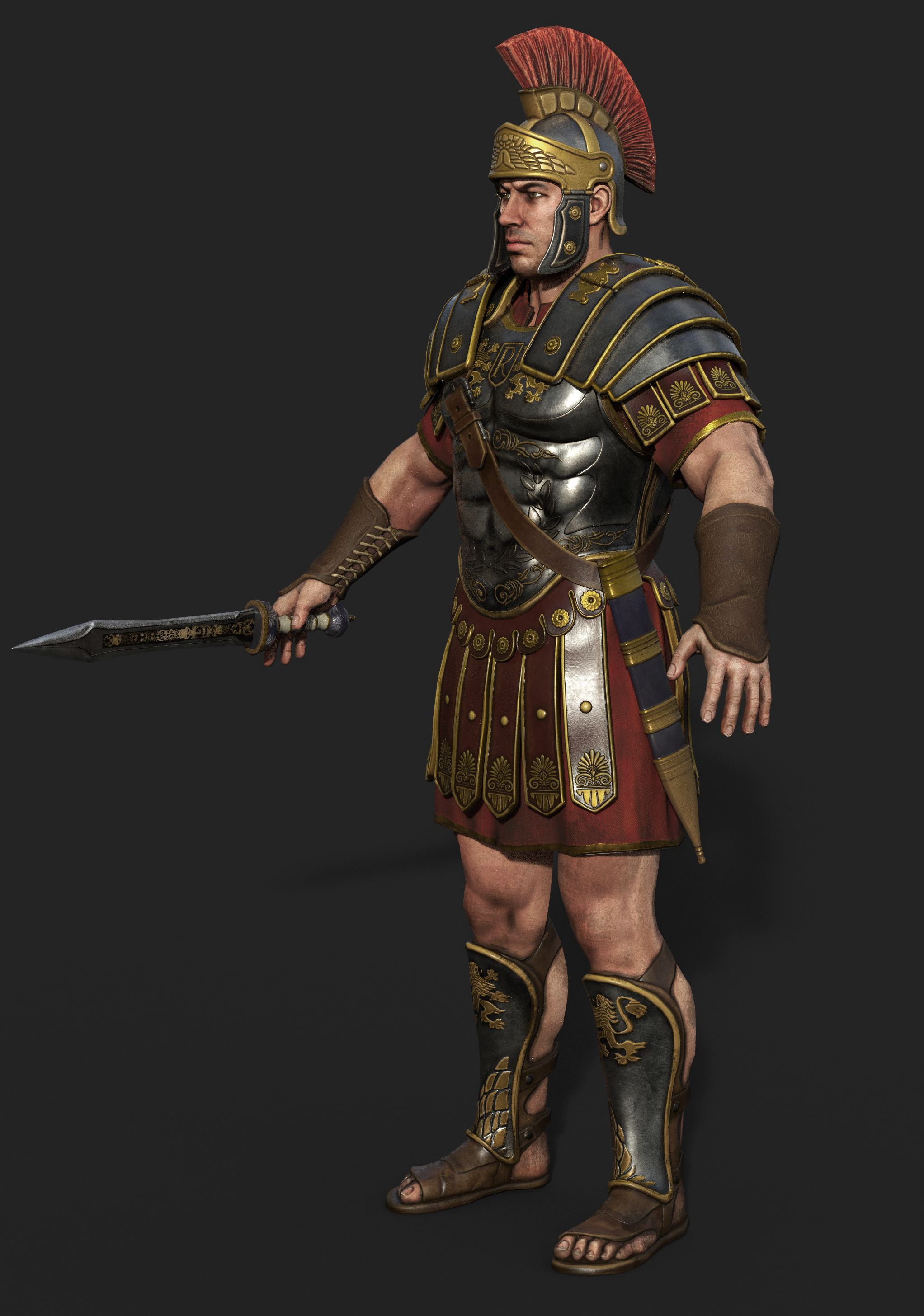 3D Roman Soldier model - TurboSquid 1816494