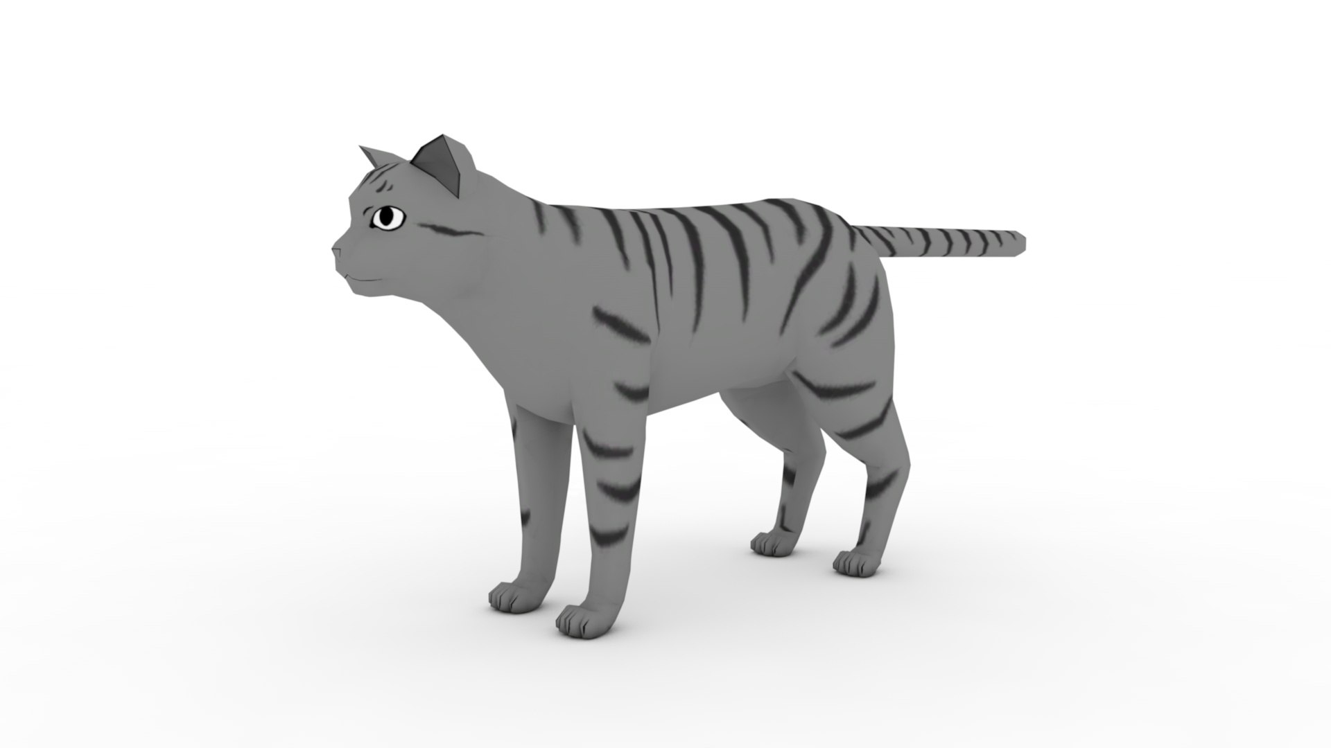 Cartoon Cat Model - TurboSquid 2251182