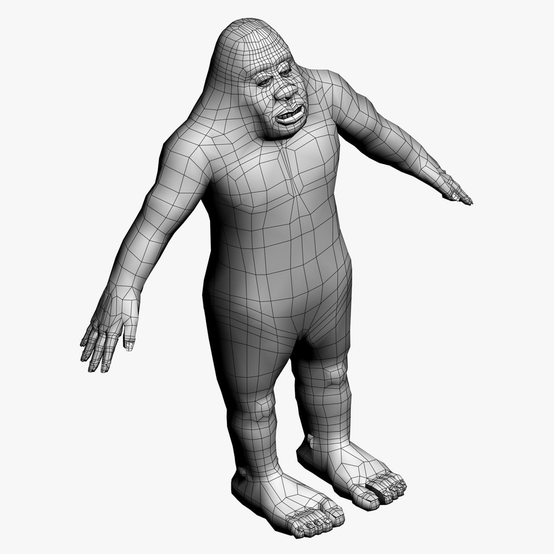 3d Model Bigfoot Big Foot