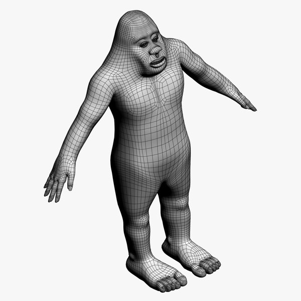 3d model bigfoot big foot