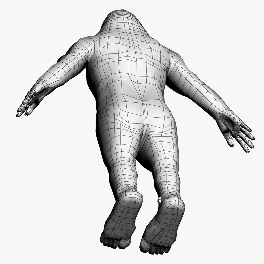 3d Model Bigfoot Big Foot