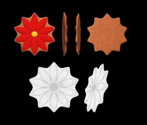 Christmas cookies 3D model - TurboSquid 1683390